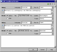 AEM forms * Using conditional breaks in repeating subforms