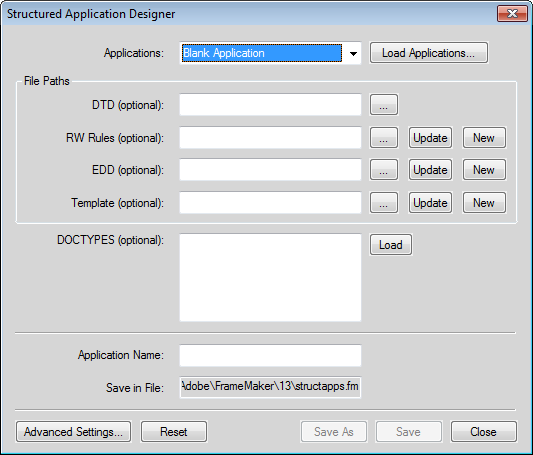 Build a structured application
