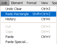 Undo and Redo commands